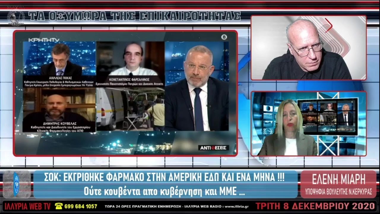 ΙΛΛΥΡΙΑ WEB TV - ΤΑ ΟΞΥΜΩΡΑ ΤΗΣ ΕΠΙΚΑΙΡΟΤΗΤΑΣ (8/12/2020) - YouTube