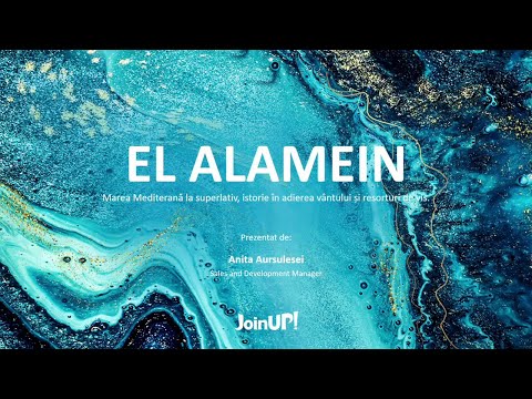 Webinar about El Alamein Destination