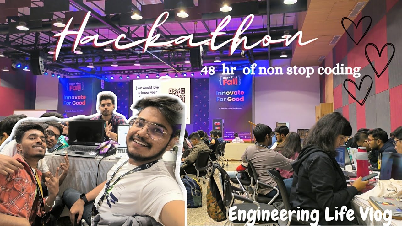 MY FIRST HACKATHON 2023 || HACK THIS FALL ||KARNAVATI UNIVERSITY || COLLEGE VLOG - YouTube
