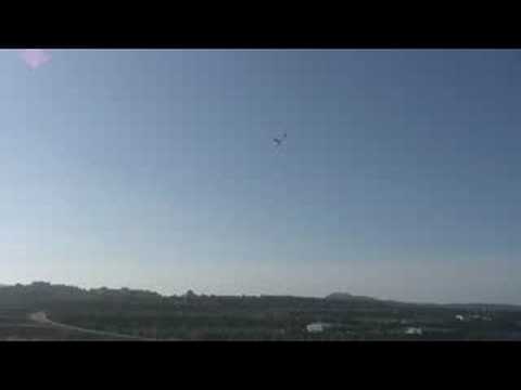 serenity rc glider at slope site - YouTube