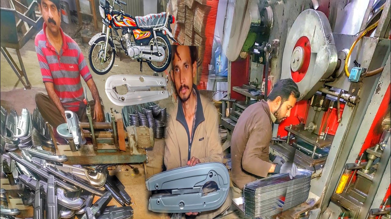 amazing Process of bike chain cover factory Mass production process of ...