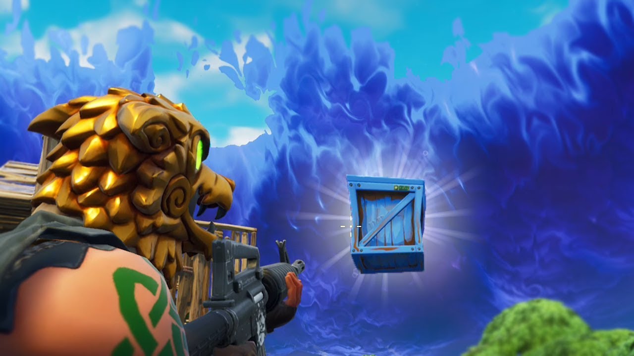 Floating Air Drop Crate Glitch in Fortnite: Battle Royale! - YouTube