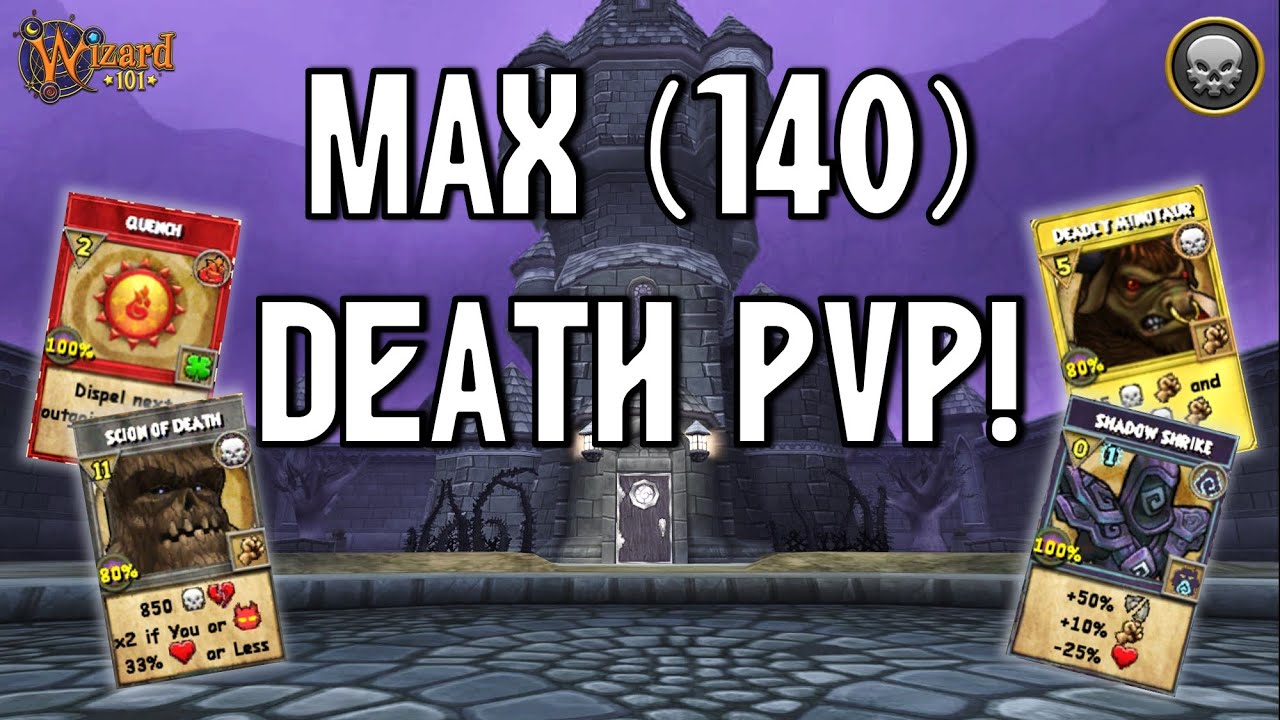 Wizard101: MAX DEATH PvP (140): The Dispel Scion CLUTCH? - YouTube