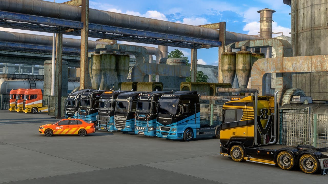 Lightning Logistics | Public Convoy #21 [ ETS2 TruckersMP] - YouTube