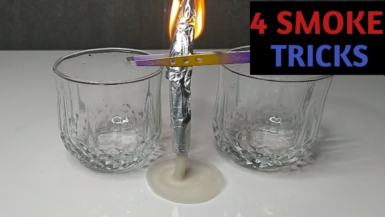 4 Amazing Smoke Experiment at Home | Simple Science Experiments ...