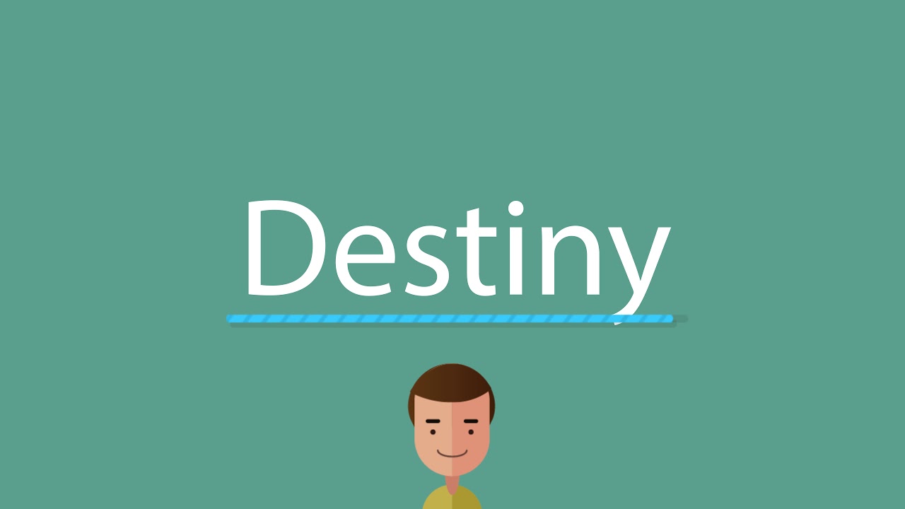 How to pronounce Destiny - YouTube