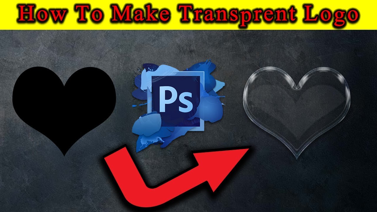 How to Create Transparent Logo in Photoshop | Photoshop Tutorial - YouTube