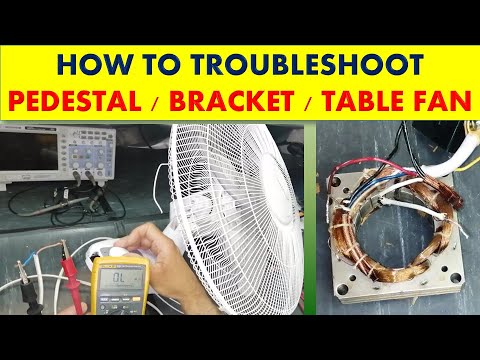 #235 How to Repair Troubleshoot Pedestal Fan / Table Fan / Stand Fan ...
