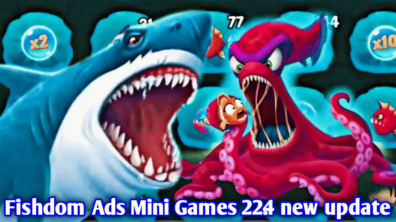 Fishdom Ads Mini Games 22.4 new update | Fishdom Ads, Mini Aquarium ...