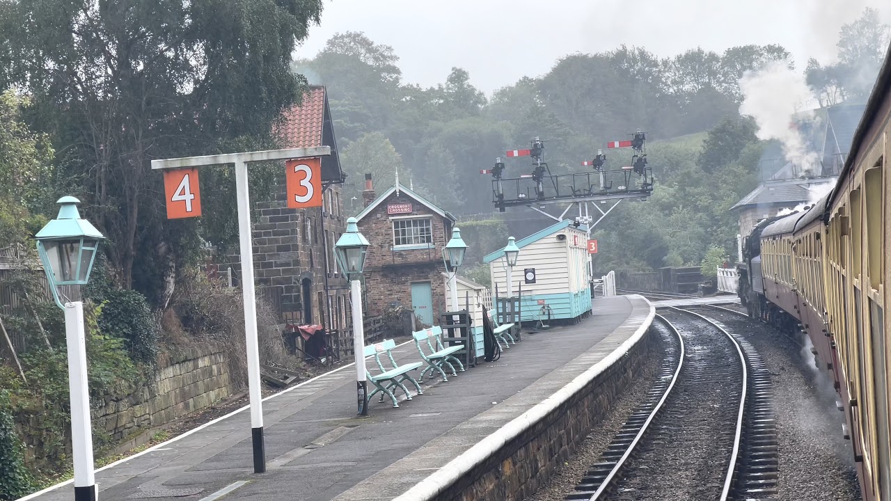 Whitby to Pickering on North Yorkshire Moors Steam Railway, with Rail ...