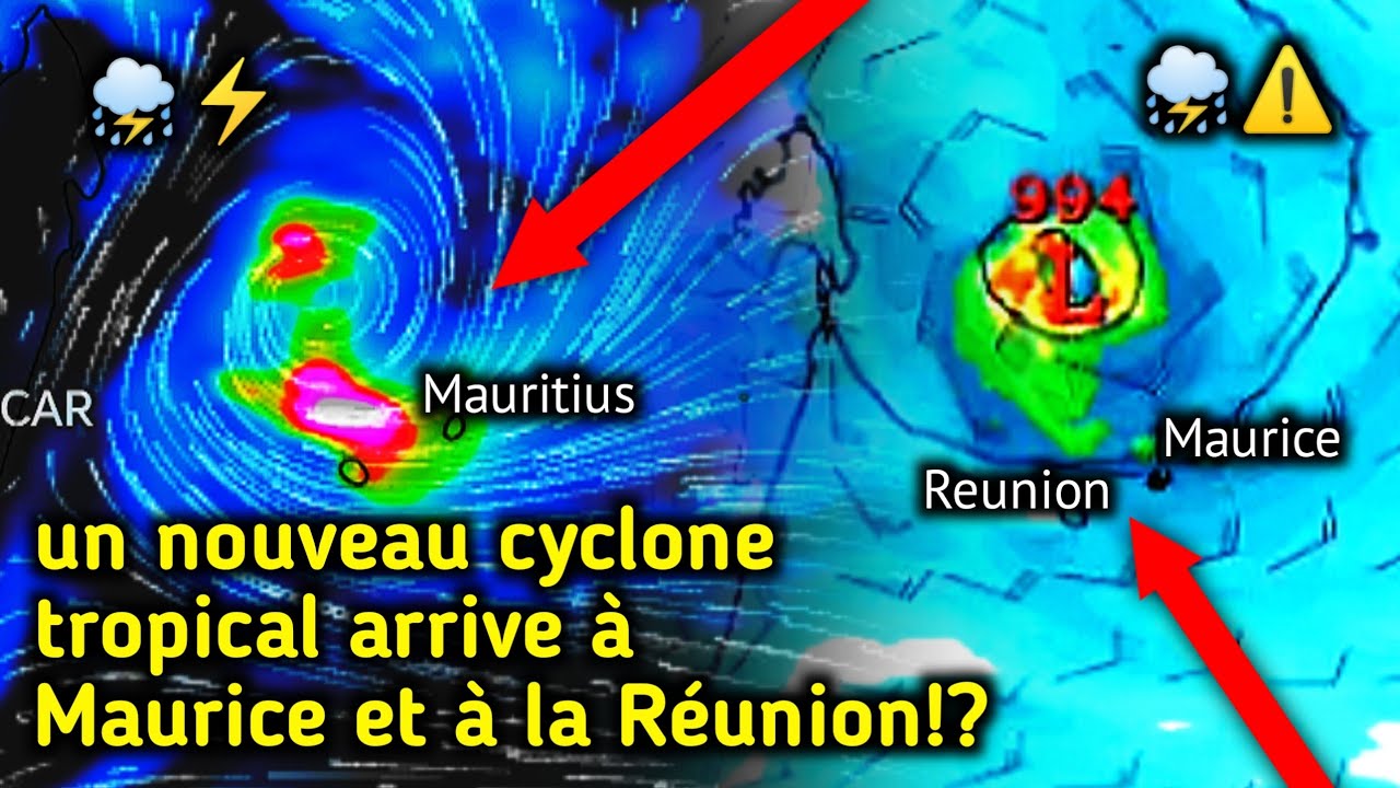 cyclone tropical arrive à Maurice et à la Réunion|météo du 27 février ...