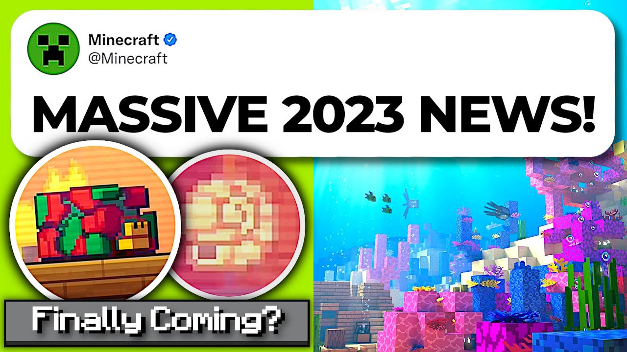 EXCITING MINECRAFT 2023 NEWS! | Minecraft 1.20 News & Speculation - YouTube