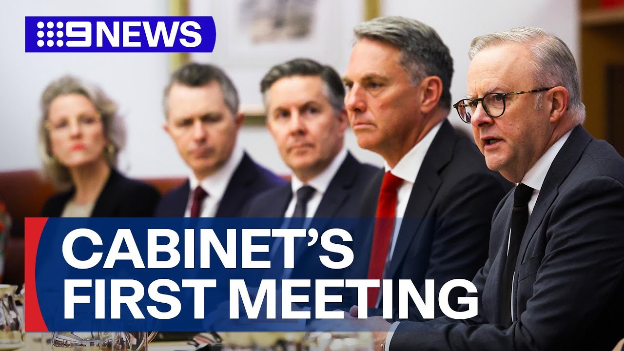Cabinet sits for first time after Labor's election win | 9 News ...
