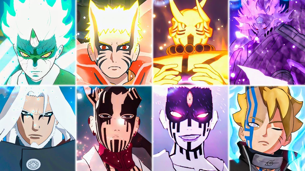 All New Transformations & Awakenings - Naruto x Boruto Storm ...