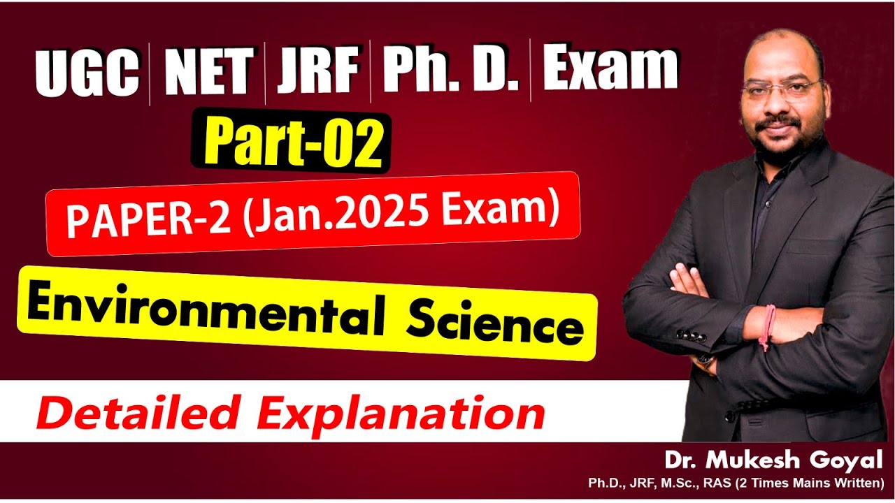 Environmental Science JAN-25 Exam Explanation II Dr. Mukesh Goyal - YouTube