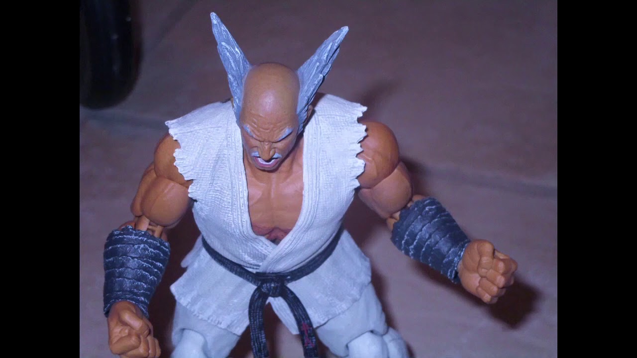 Ryu vs Heihachi Mishima Stop motion - YouTube