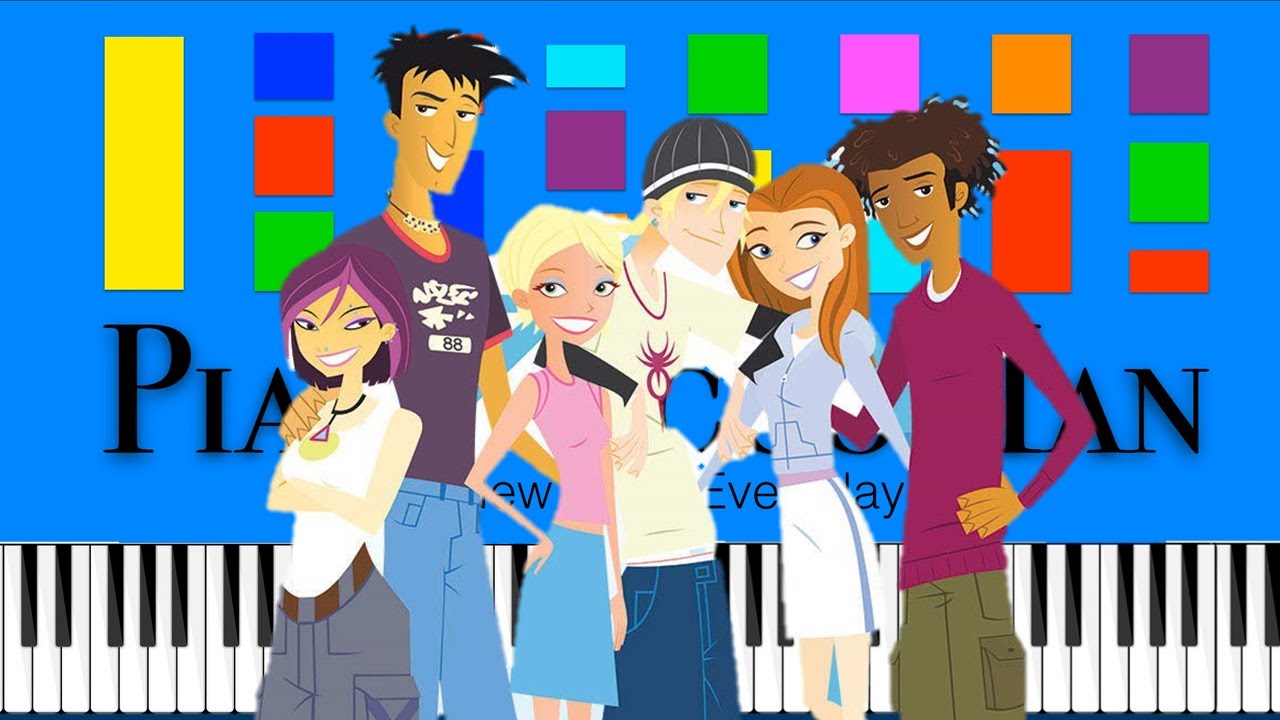 6Teen Theme Song (Slow Easy Medium) Piano Tutorial 4K - YouTube