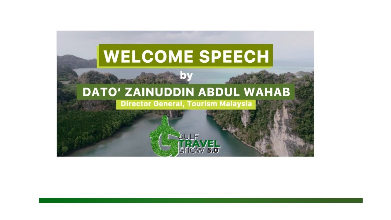 Welcome Speech By DATO' ZAINUDDIN ABDUL WAHAB - YouTube