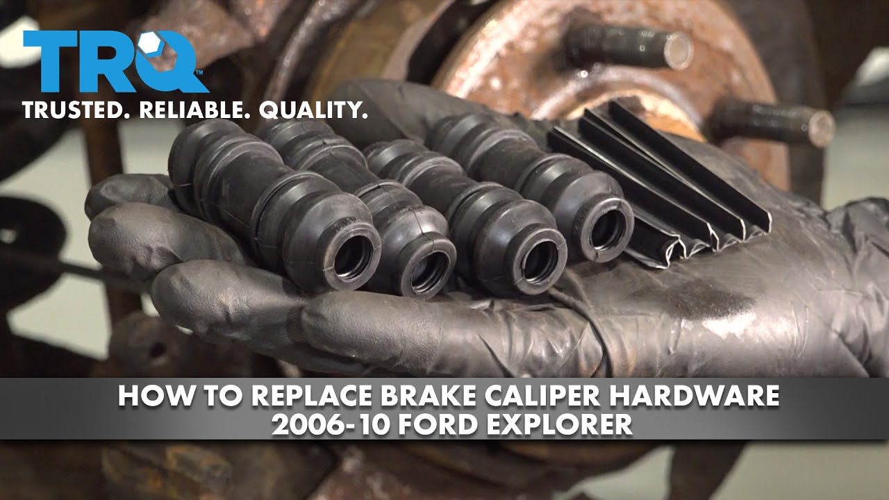 How to Replace Caliper Hardware 2006-10 Ford Explorer - YouTube