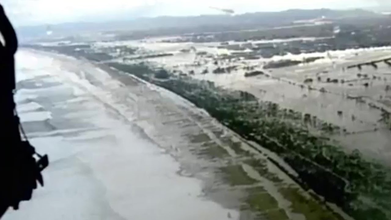 2011 Japan Tsunami - Sendai & Fukushima Area. (Full Helicopter Footage ...