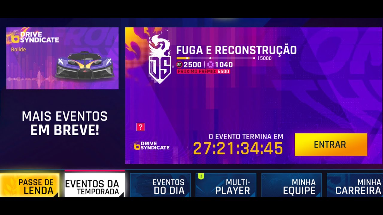 asphalt 9 legends novo driver syndicate bugatti bolide e nova ...