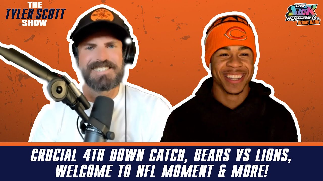 Tyler Scott on Crucial 4th Down Catch, Bears vs Lions & More! - The ...
