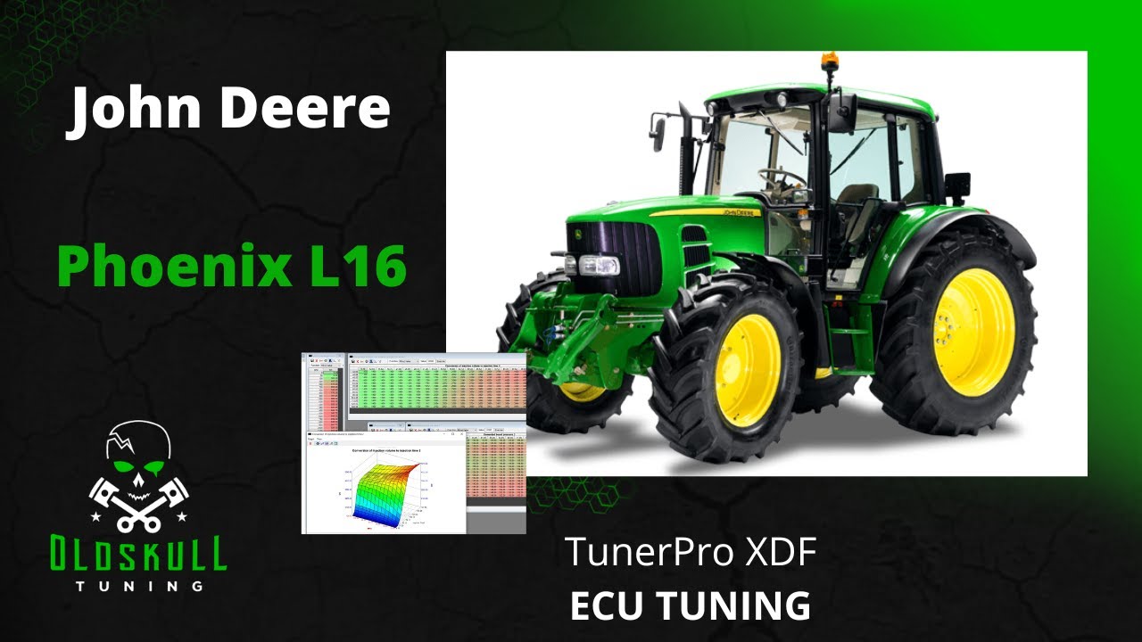 John Deere and Claas remap Phoenix L16 TunerPro XDF - YouTube