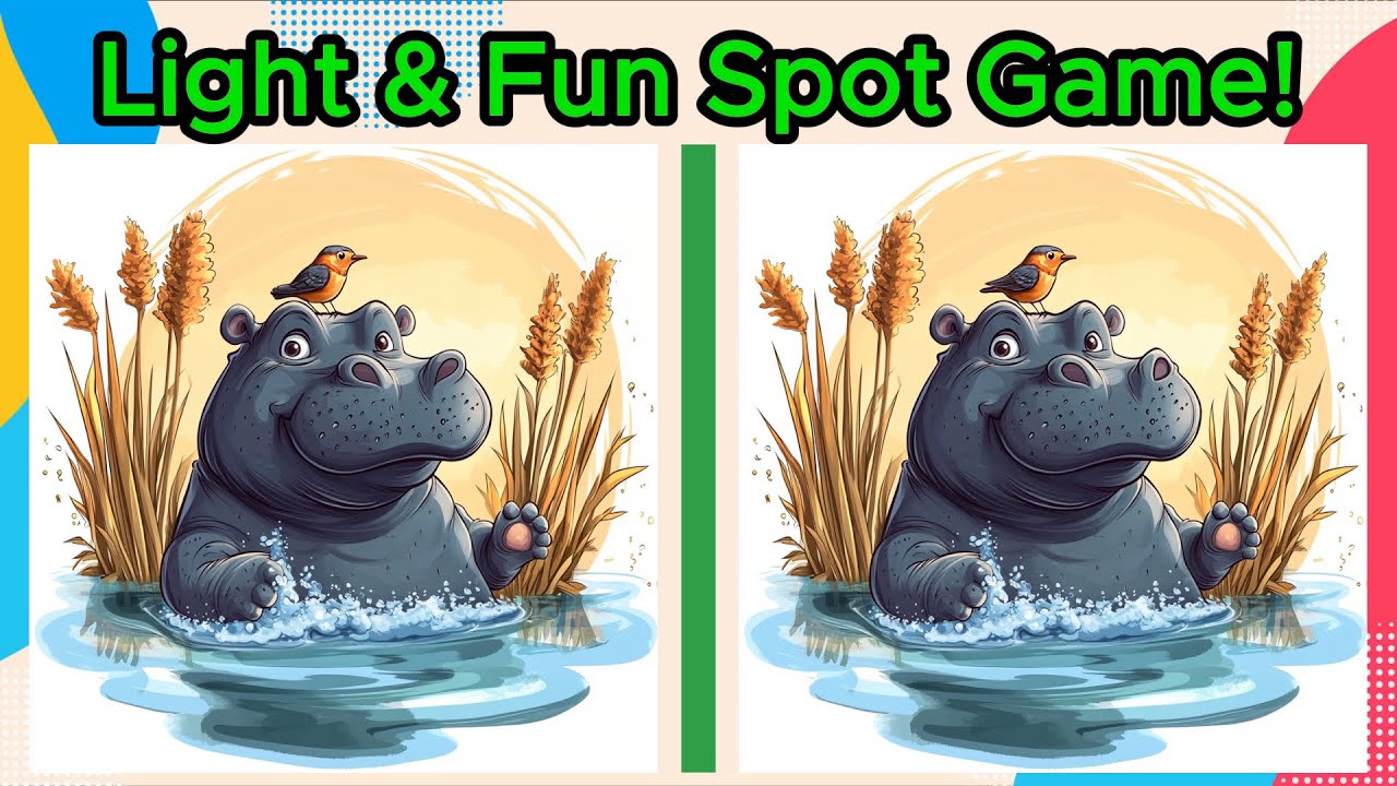 Easy 10 | Spot The Difference | Light & Fun Spot Game! #findthedifference #spotthedifference ...