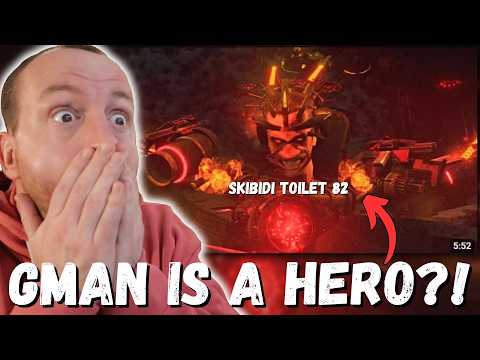 GMAN IS FINALLY BACK!!! skibidi toilet 82 (FIRST REACTION!!!)