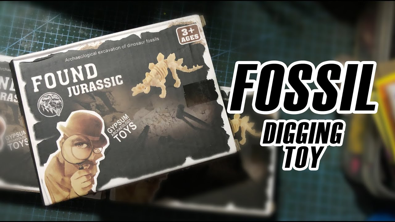 Fossil Digging Toy - YouTube