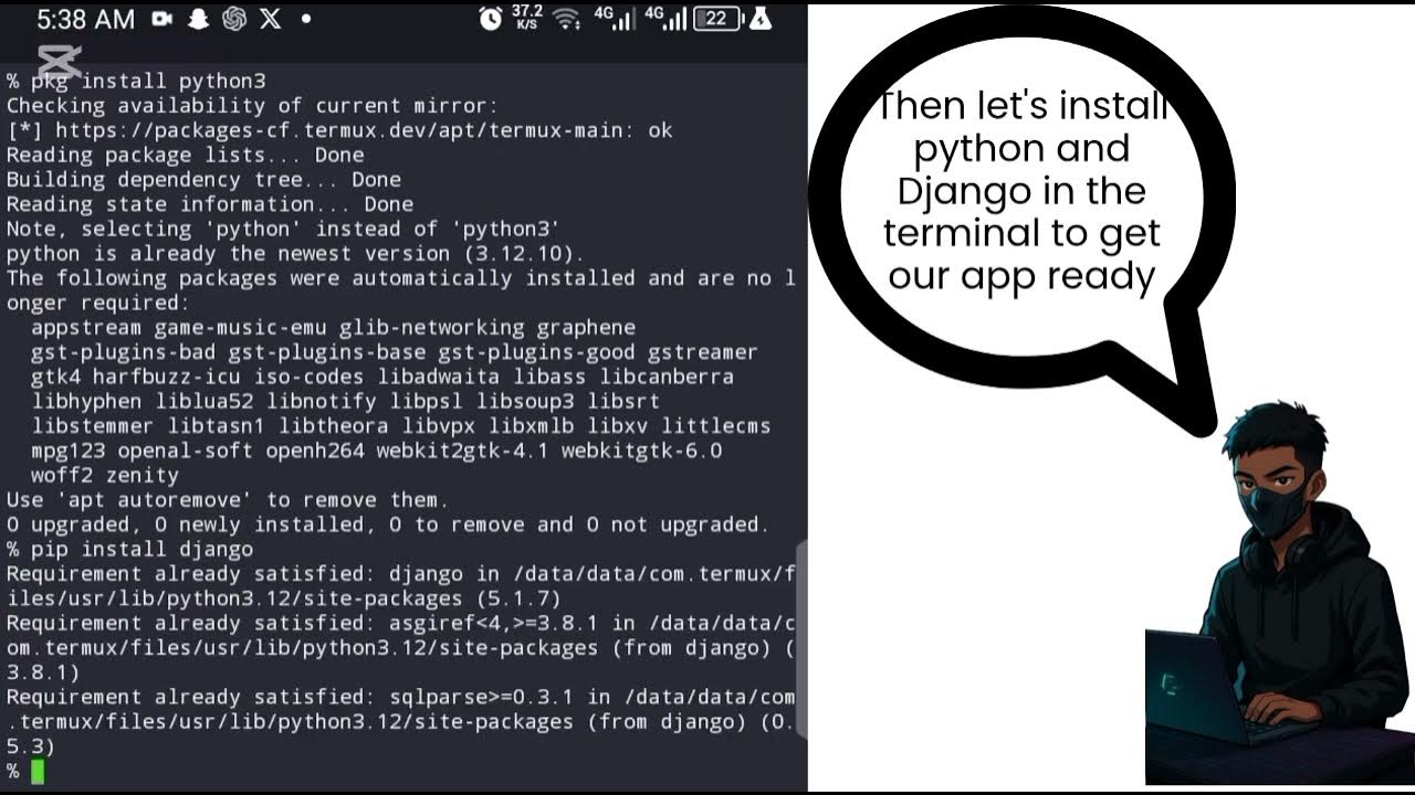 Build Your First Django App in Minutes | Django Beginner Tutorial - YouTube