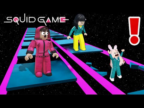 Yuta, Mio Dan Baby Celine Main Game Jembatan Kaca Yang Ada Di Squidgame || ROBLOX