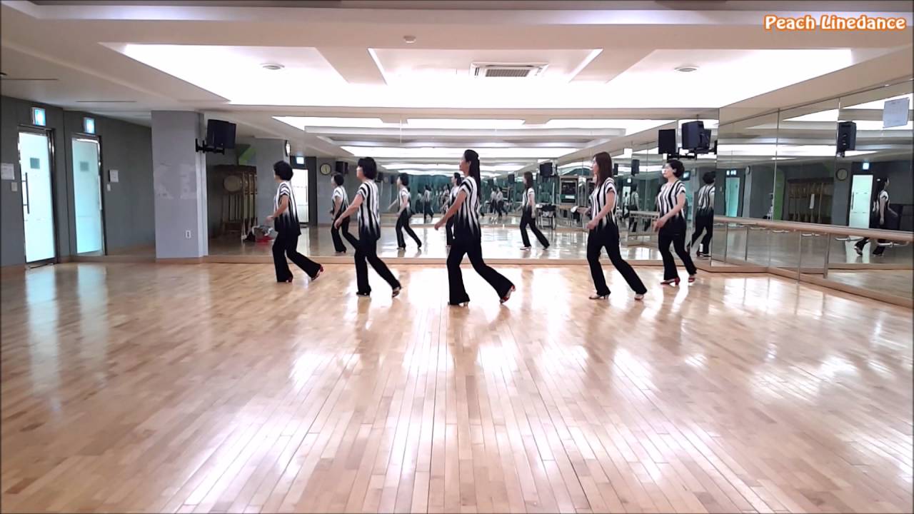 Beautiful U in Blue Line Dance - YouTube