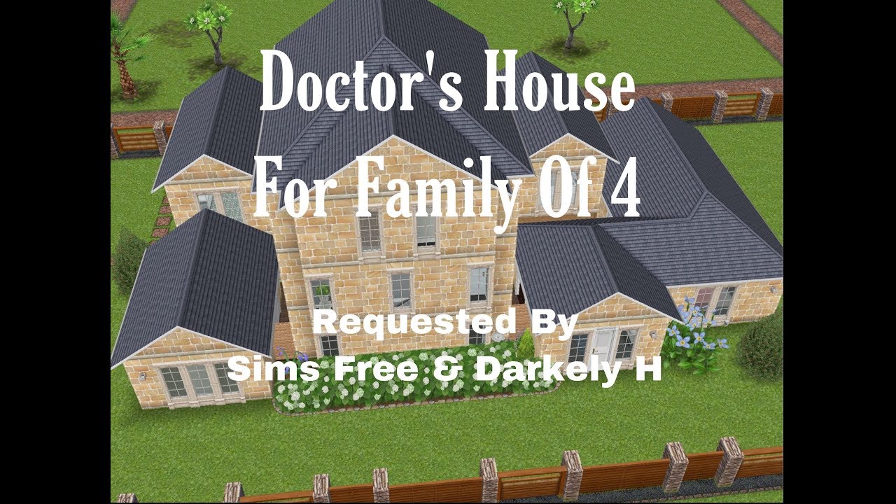 Sims Freeplay Doctor’s House For Family Of Four ⭐️ ️🥰 - YouTube