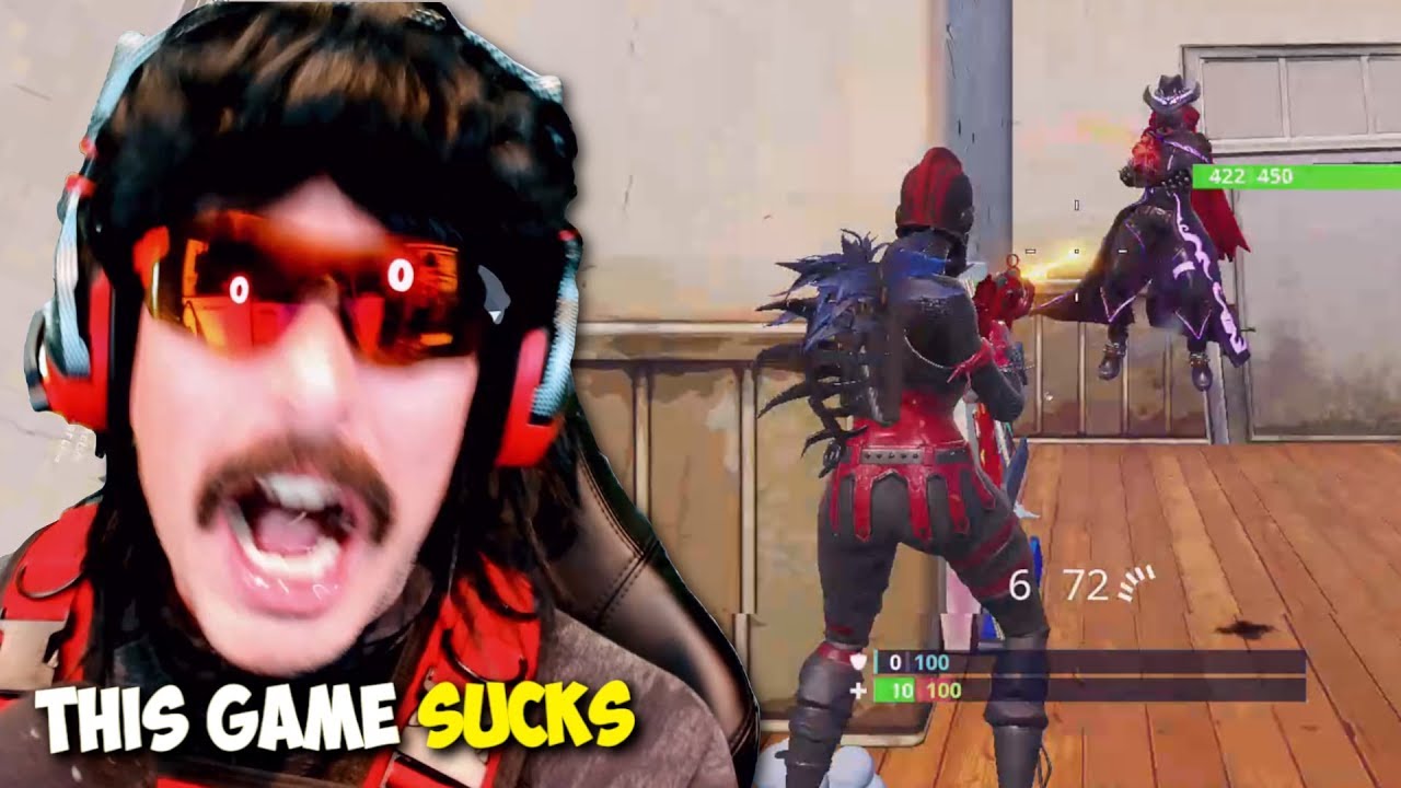 DrDisRespect's Biggest RAGE on Fortnite + Slams Desk | Best Doc Moments ...
