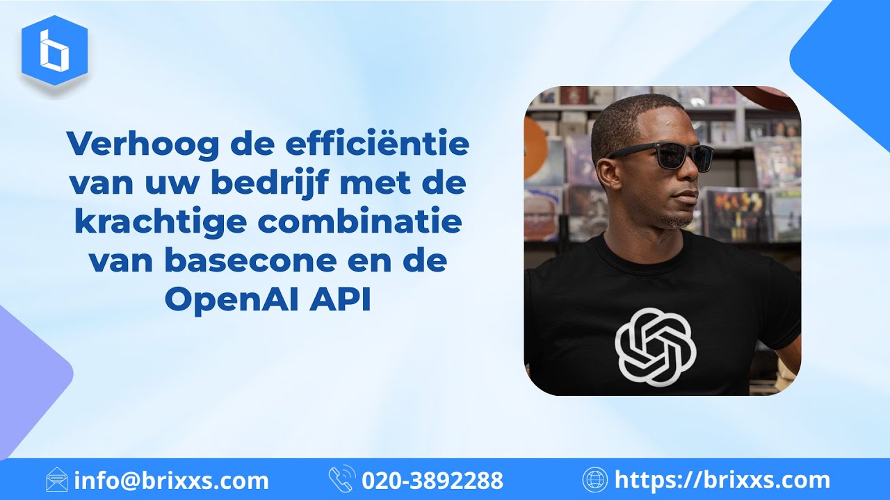Verhoog de efficiëntie van uw bedrijf met de krachtige combinatie van basecone en de OpenAI API ...