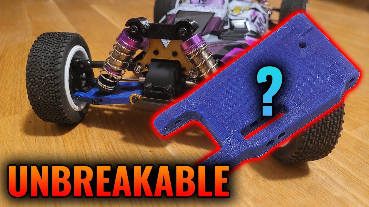 Unbreakable 3D Printed RC Car Parts: Improved Version - WLToys - YouTube