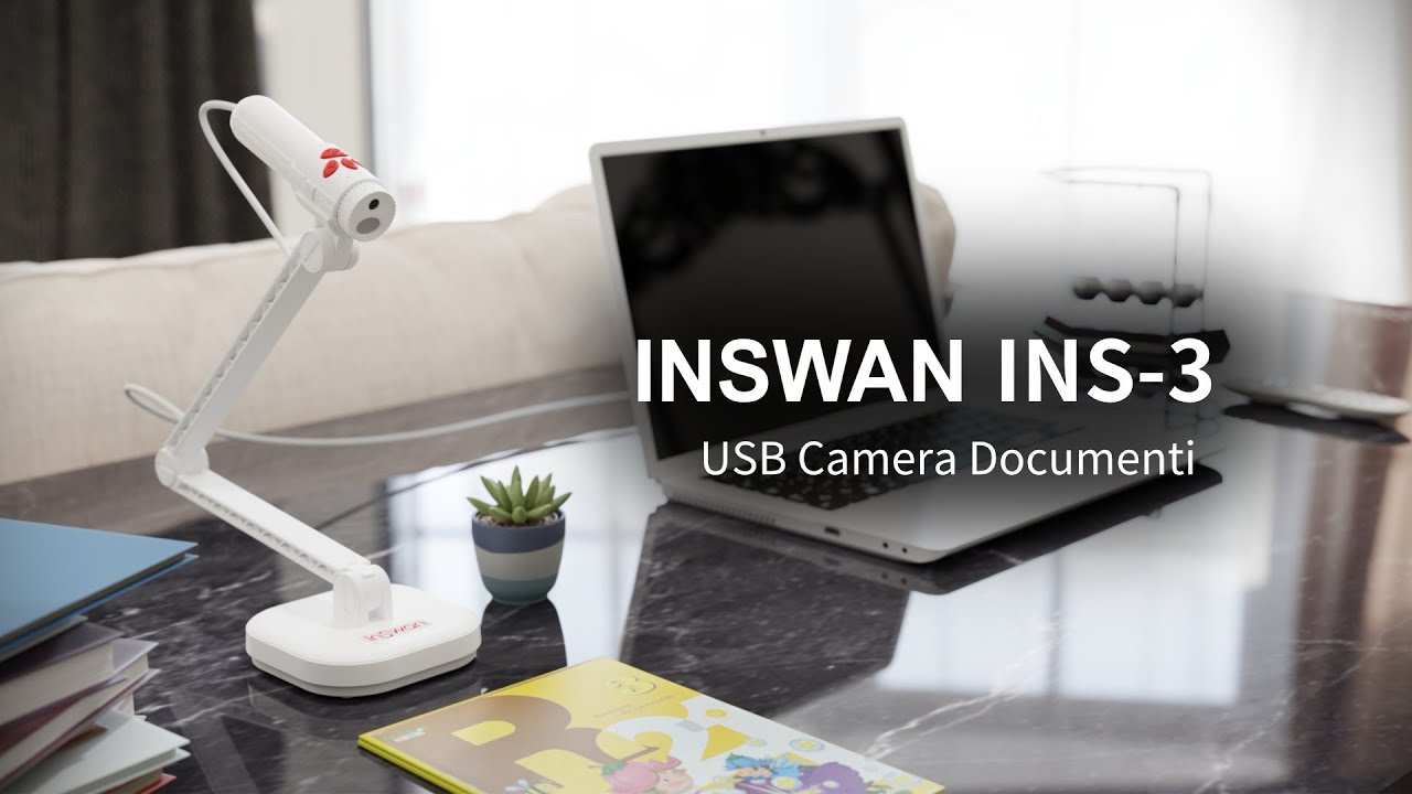 INSWAN INS-3 USB Camera Documenti e Visualizzatore - YouTube