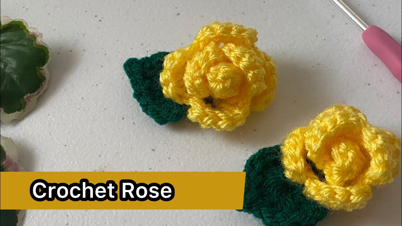 Cute Small Rose Tutorial - YouTube