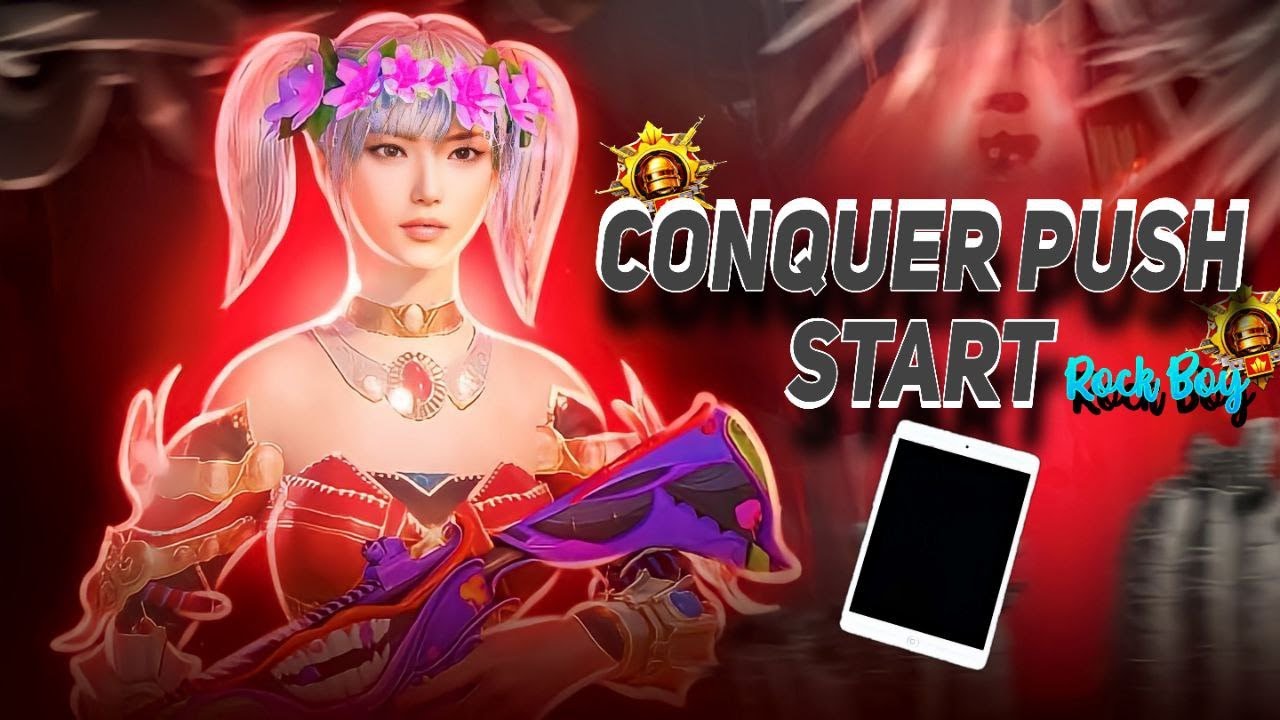 🛑 PUBG MOBILE CONQUER PUSH 24 HOURS 🔥 ROCK BOY IS LIVE 🥰 - YouTube