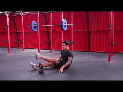 Seated Single Leg Raises Over Object - YouTube