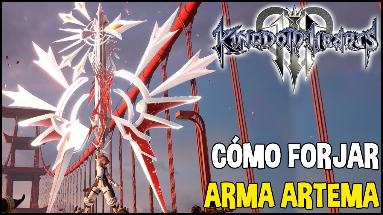 Kingdom Hearts 3 - Cómo forjar el ARMA ARTEMA (Trofeo/Logro "Arma ...