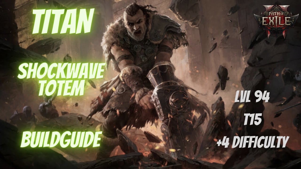 POE2 | Build Guide | Shockwave Totem Titan - YouTube