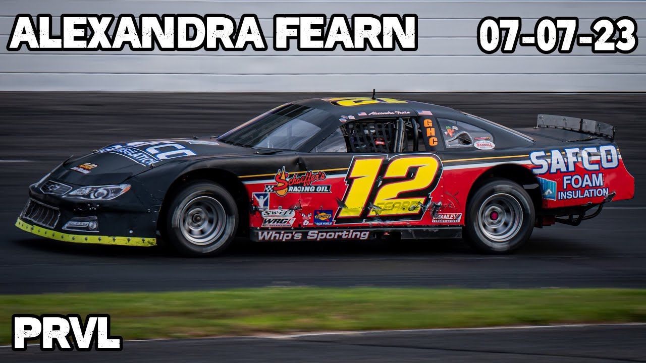 Alexandra Fearn | #12 Late Model (STAFFORD // 07-07-23) - YouTube