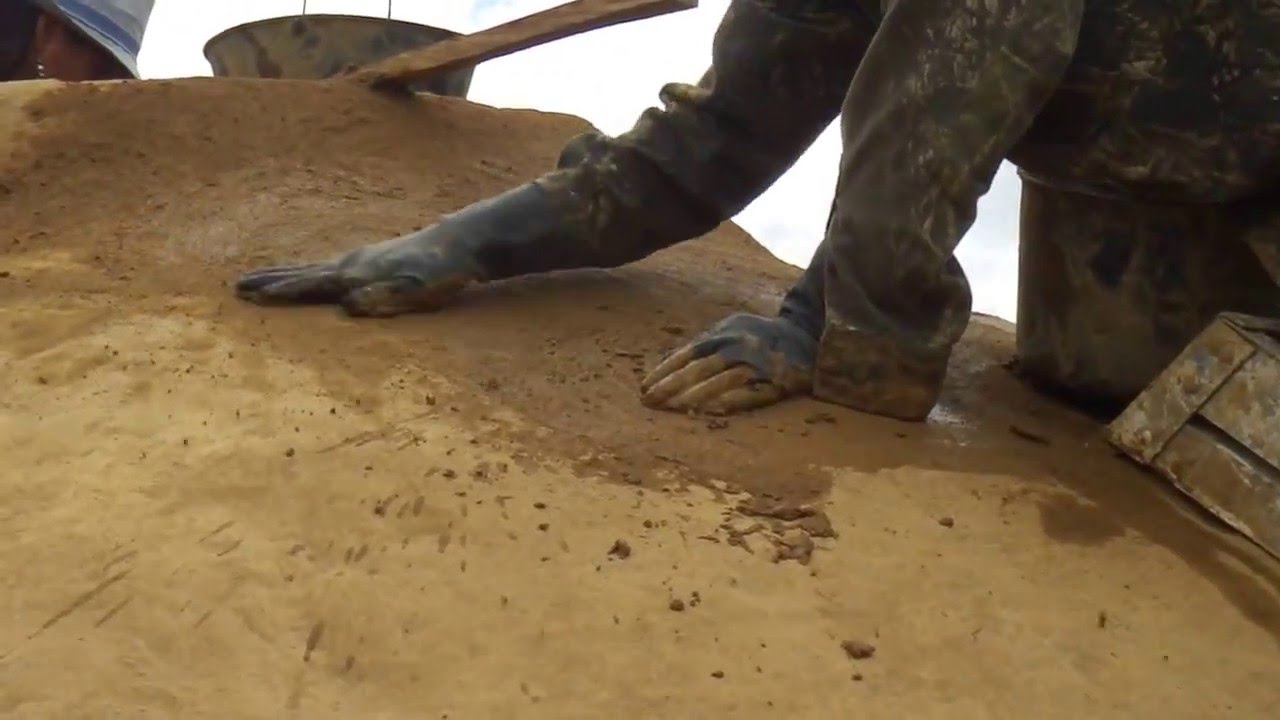 Revoque Tierra a mano - YouTube