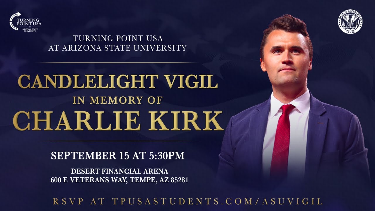 TPUSA AT ASU CANDLELIGHT VIGIL - YouTube