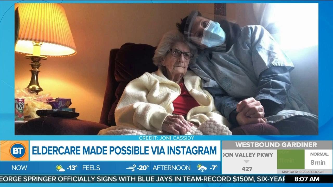 Elder care made possible via Instagram - YouTube