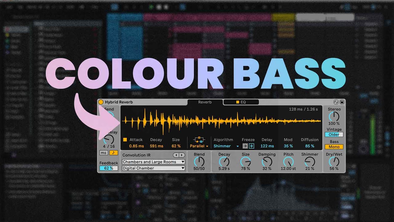 Using REVERB to Create COLOUR BASS - YouTube