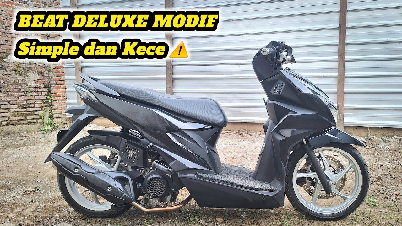 Review Full Modifikasi Beat Deluxe Hitam Terbaru | Beat Modifikasi ...