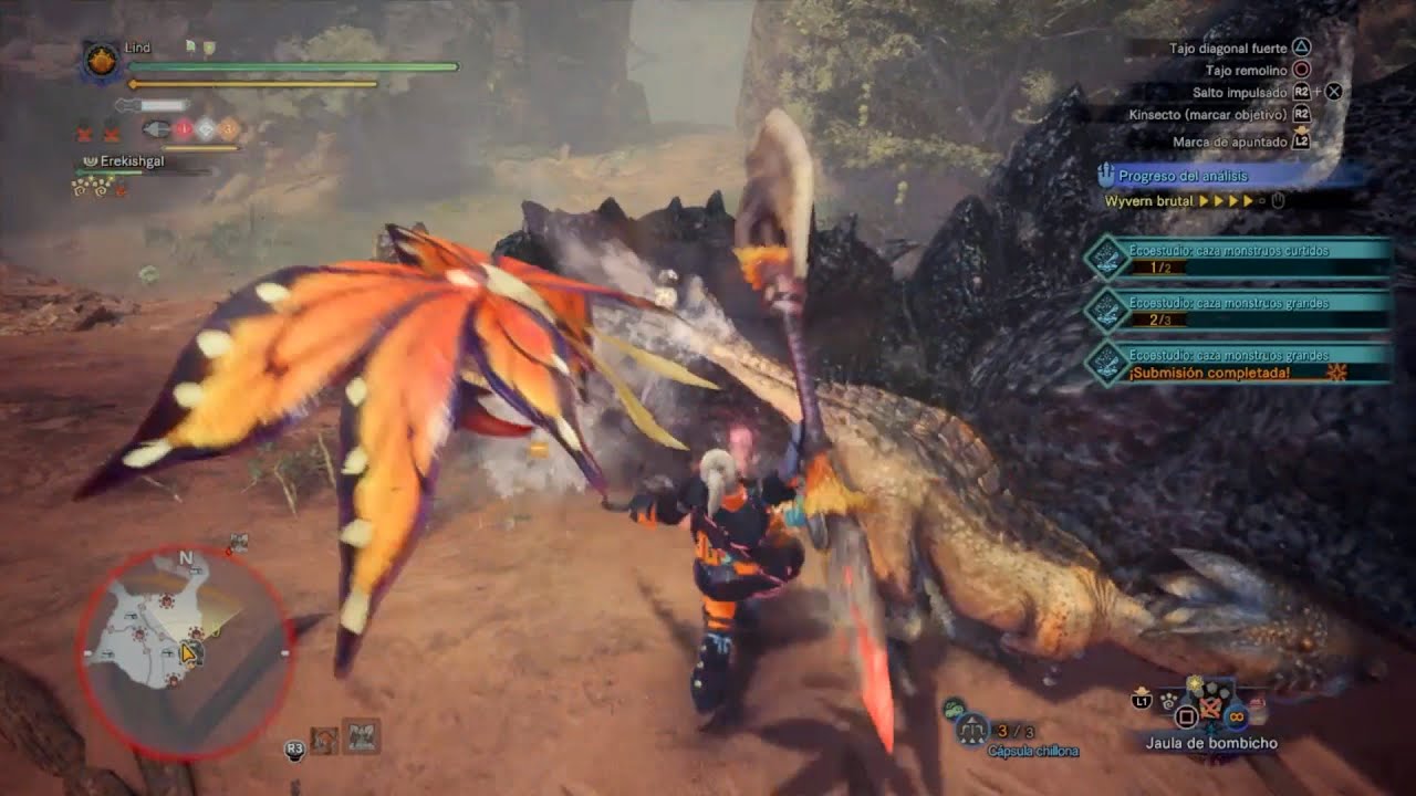 Diablos negra curtida glaive beotodus 2 tierras destino Monster Hunter ...